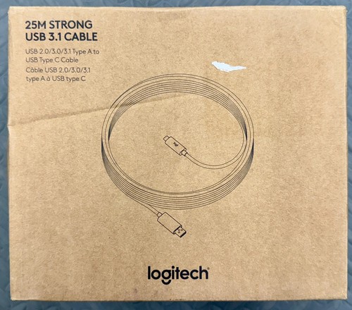 Logitech 25M Strong USB 3.1 Cable - NEW IN BOX | eBay