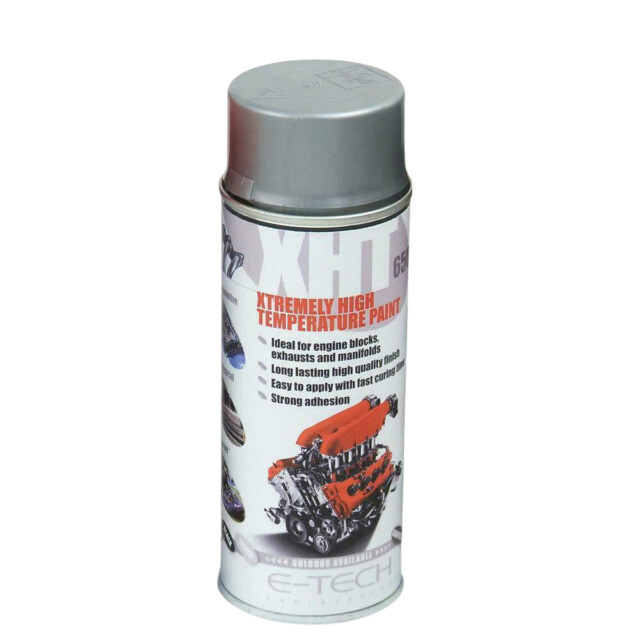 2 X Cans of E-Tech 400ml XHT VHT Very High Temperature Exhaust Paint ...