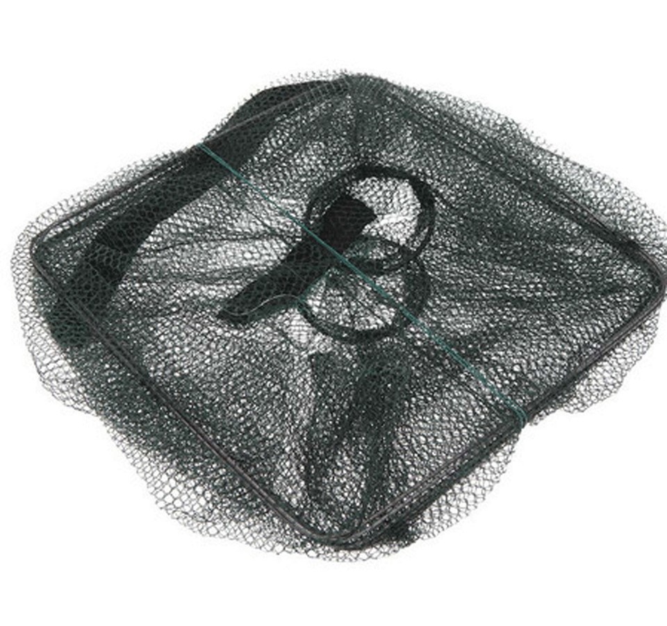 1-4pcs Fishing Bait Trap Fish Net Cast Cage Crab Minnow Crawdad Shrimp ...