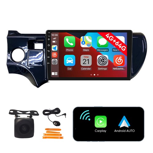 Android Car Radio Stereo Carplay For Toyota Prius C 2012-14 GPS Navi ...