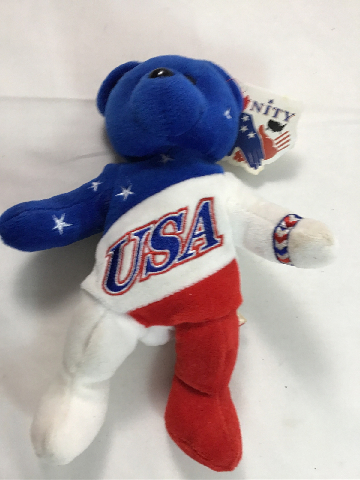 USA God Bless America Unity Bear Team Beans 9-11-2001 | eBay