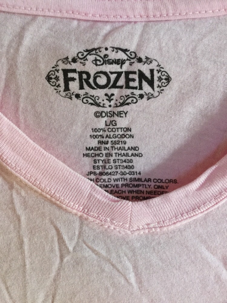 New Disney Frozen Pink Color T-Shirt"s GIRLS size XS(3/4) M(8/10 ...