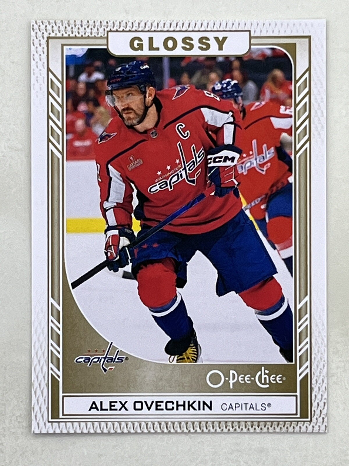 Alex Ovechkin 2023-24 Upper Deck Series 2 O-Pee-Chee Glossy Gold #R-46 ...
