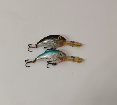 (2) Vintage Rebel Double Deep Wee R Crankbait Fishing Lures Lot of 2 | eBay