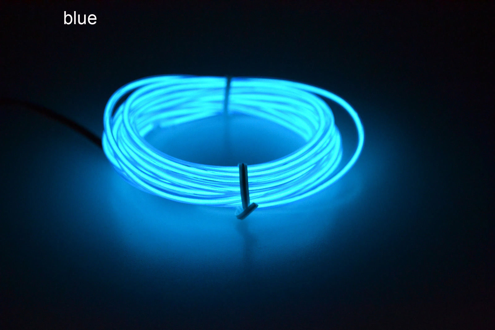 LED Light Glow El Wire String Strip Rope Car Dance Party + 3V 12V USB ...