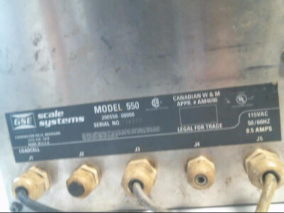 GSE scale systems,Programmable Weigh Indicator, model 550, 200550-00000 ...