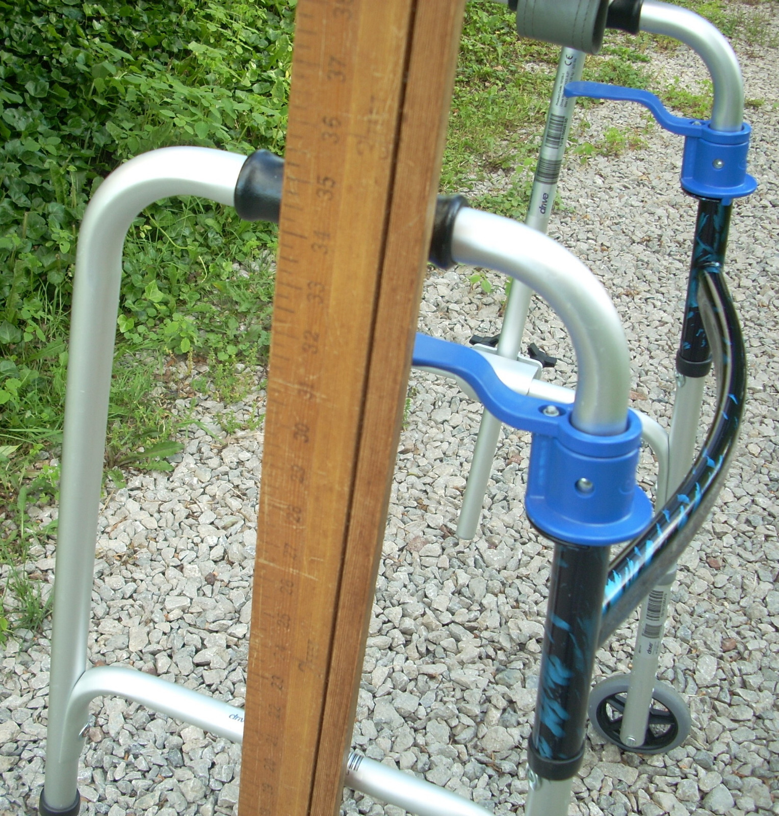 Drive Medical 10224 deluxe trigger release walker + platform attachment ...