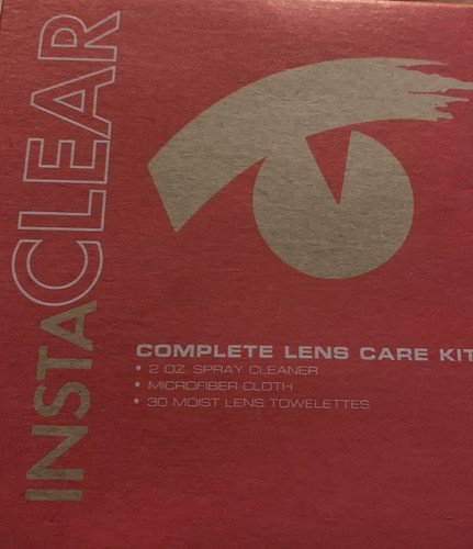 Eyeglass Care Kit Lens Spray Cleaner 6 Oz/ Wipes /Microfiber Cloth NIB ...