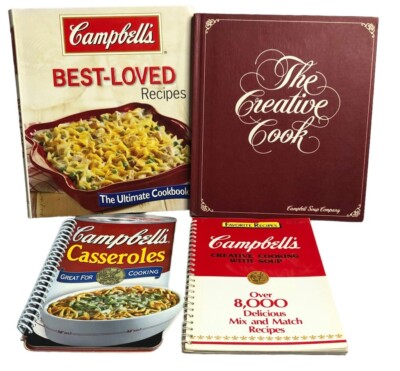 Lot/4 Assorted Campbell's Soup Recipe Cookbooks | eBay