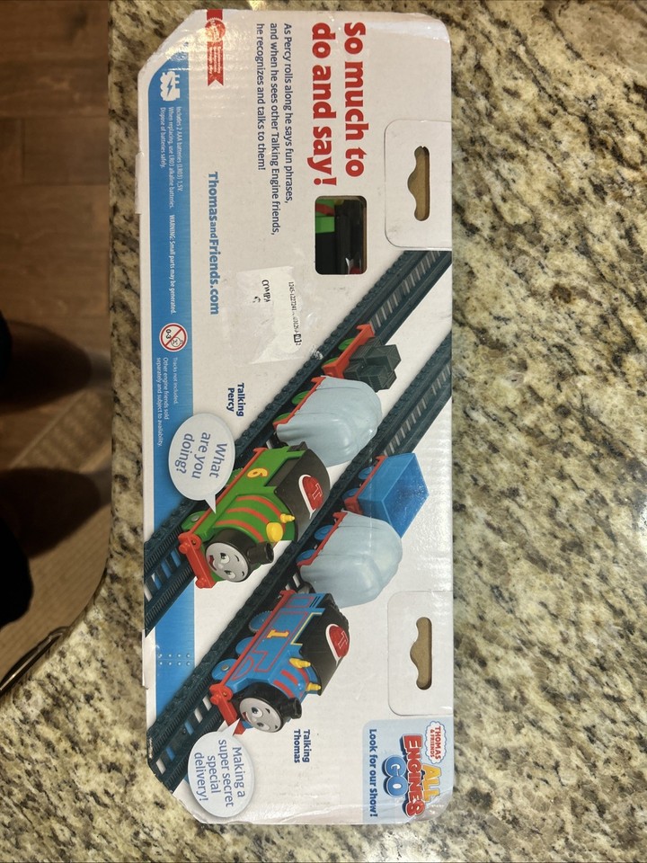 Thomas & Friends Trackmaster Motorized Talking Percy Train | eBay