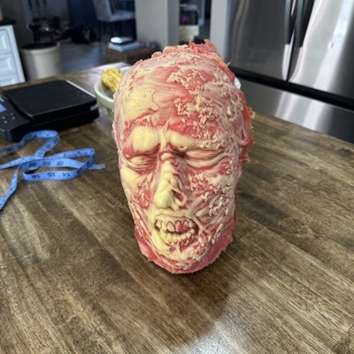 Severed Head Halloween Prop Latex Scary Severed Head Prop Halloween ...