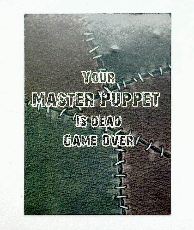 POKEY VIKTORIA Wyrd Puppet Wars Unstitched Master Puppet Stat Card VGC ...