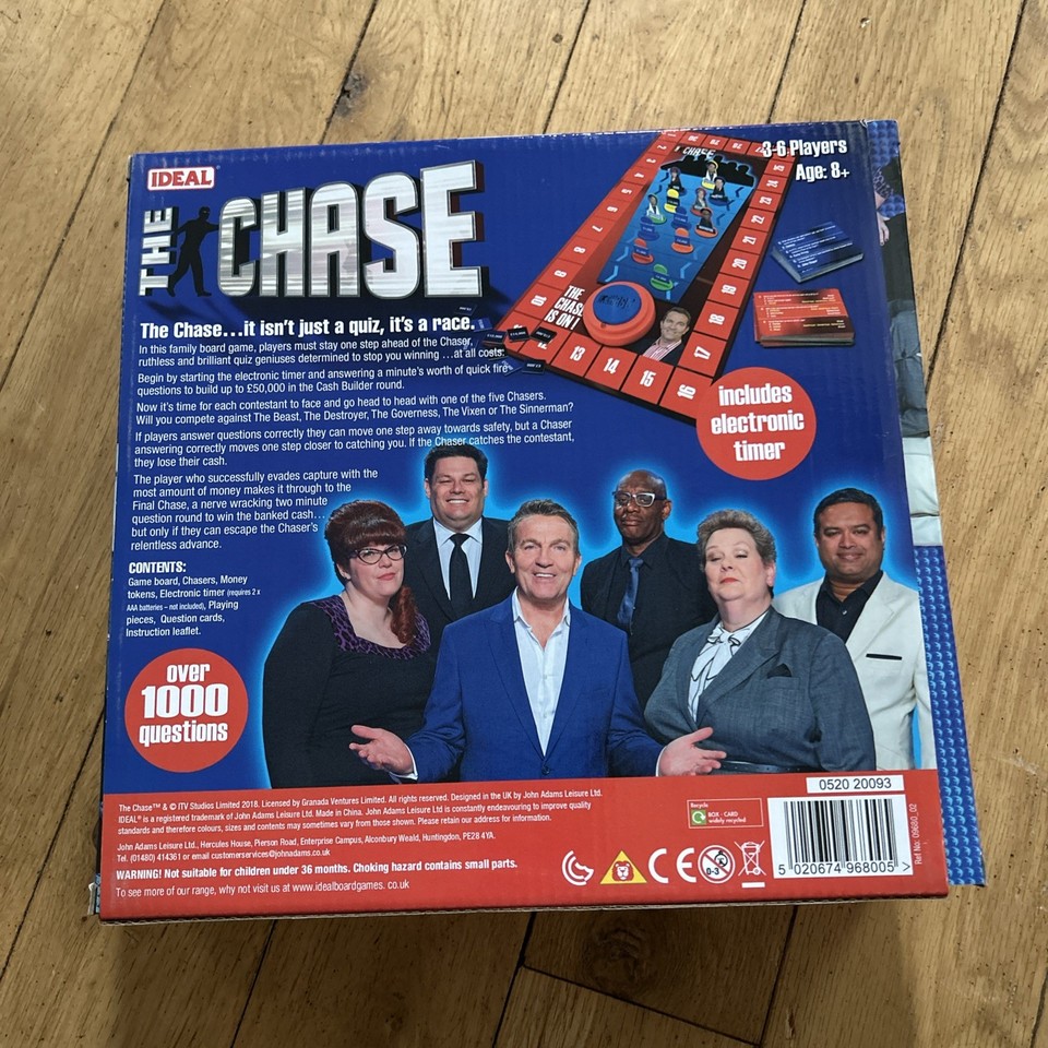 The Chase Board Game with Electronic Timer, Good Condition | eBay UK
