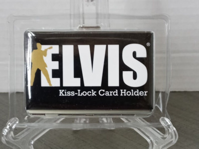 Elvis Presley---"ELVIS Card Holder, Business or Credit Card Holder ...