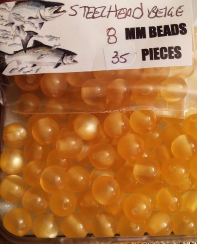 Fly Fishing Premium Trout/Salmon /Steelhead Beads 8mm 35Ct Steelhead ...