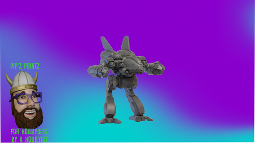 BKP Black Python aka "Viper" Alternate Mech Model For Battletech 6mm ...