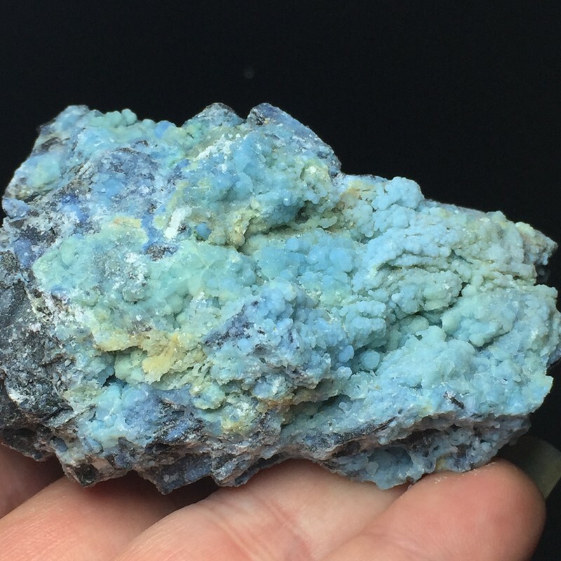 165.1g Rare Natural Botryoidal Blue Gibbsite Mineral Specimen China | eBay