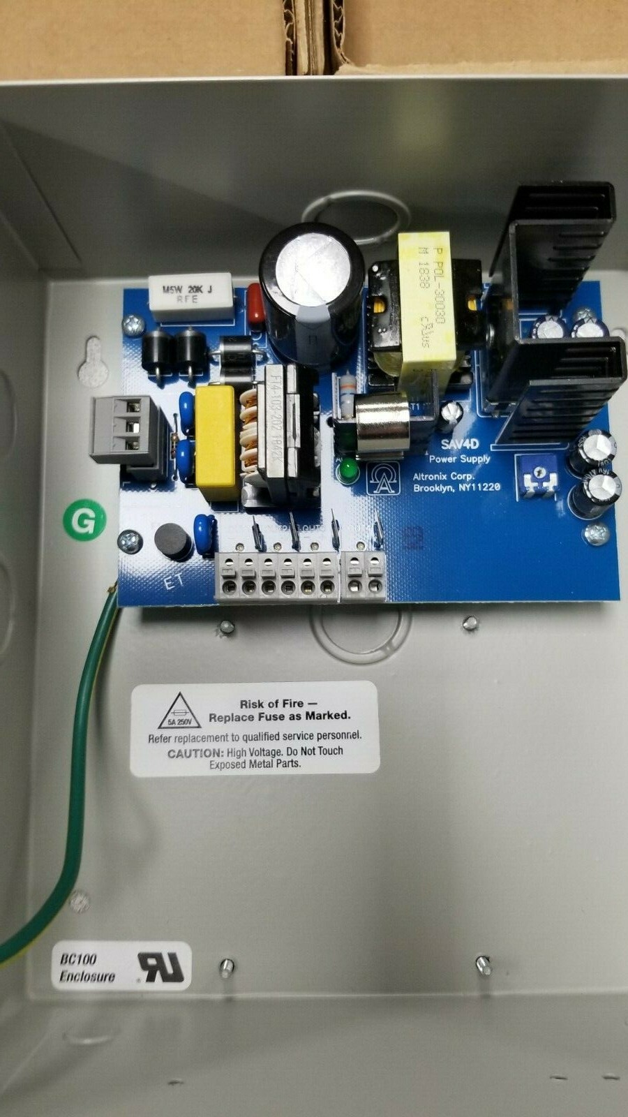 Altronix SAV4D CCTV Power Supply 12vdc 5 Amp Four PTC Outputs for sale ...