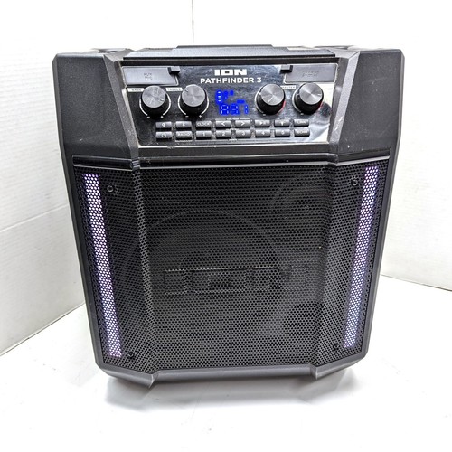 ION iPA117C Pathfinder 3 Charger Bluetooth Portable Speaker - Black | eBay