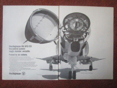 11/1971 PUB WESTINGHOUSE AN/APQ-120 FIRE CONTROL SYSTEM F-4E PHANTOM ...