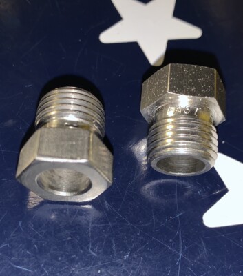2 X FAST-SEAL VCR Face Seal Fitting 1/4 in. Male Nuts SS-4-VCR-4 | eBay UK