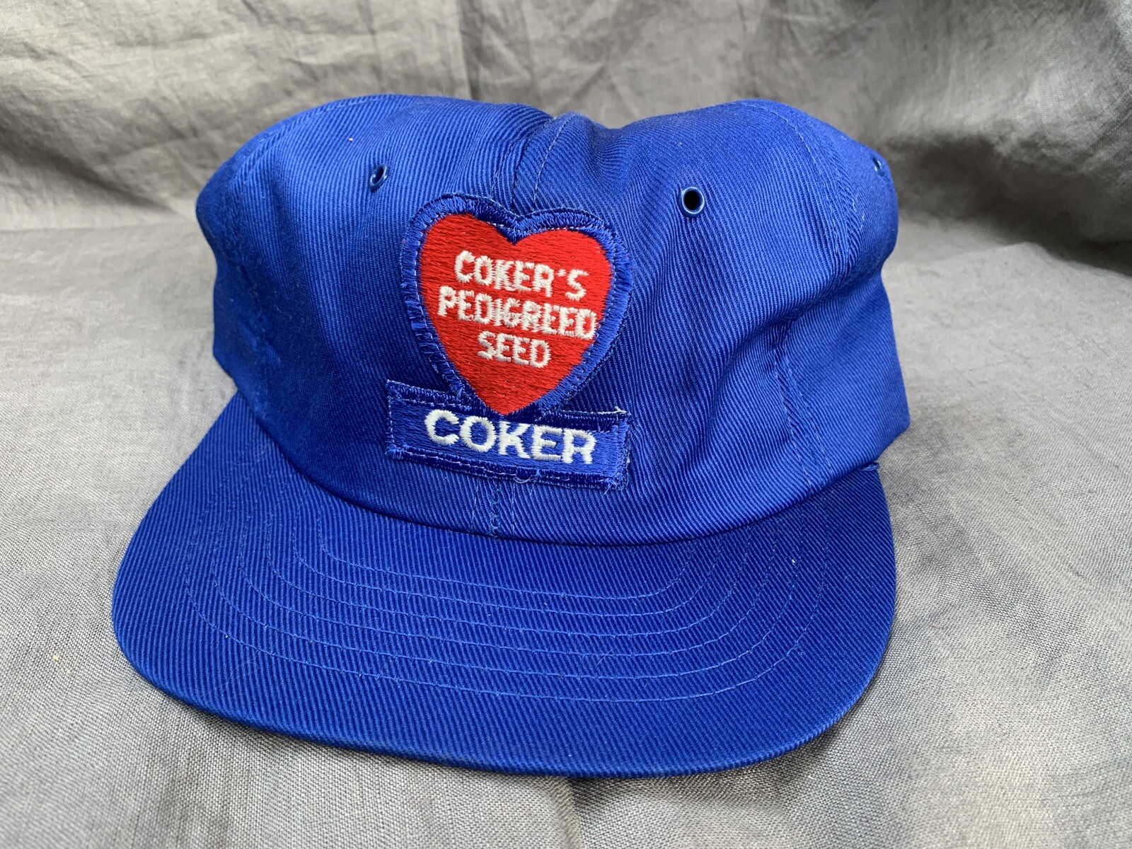 Vintage Coker Pedigreed Seed Farm Hat SnapBack Cap Foam Lined Swingster ...