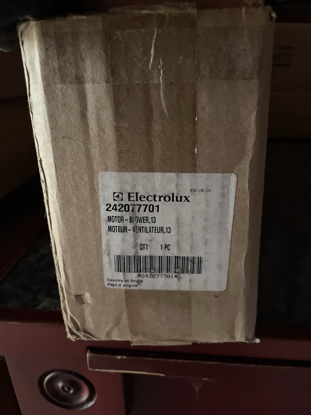 Electrolux Whirlpool Refrigerator Evaporator Motor 242077701 | eBay
