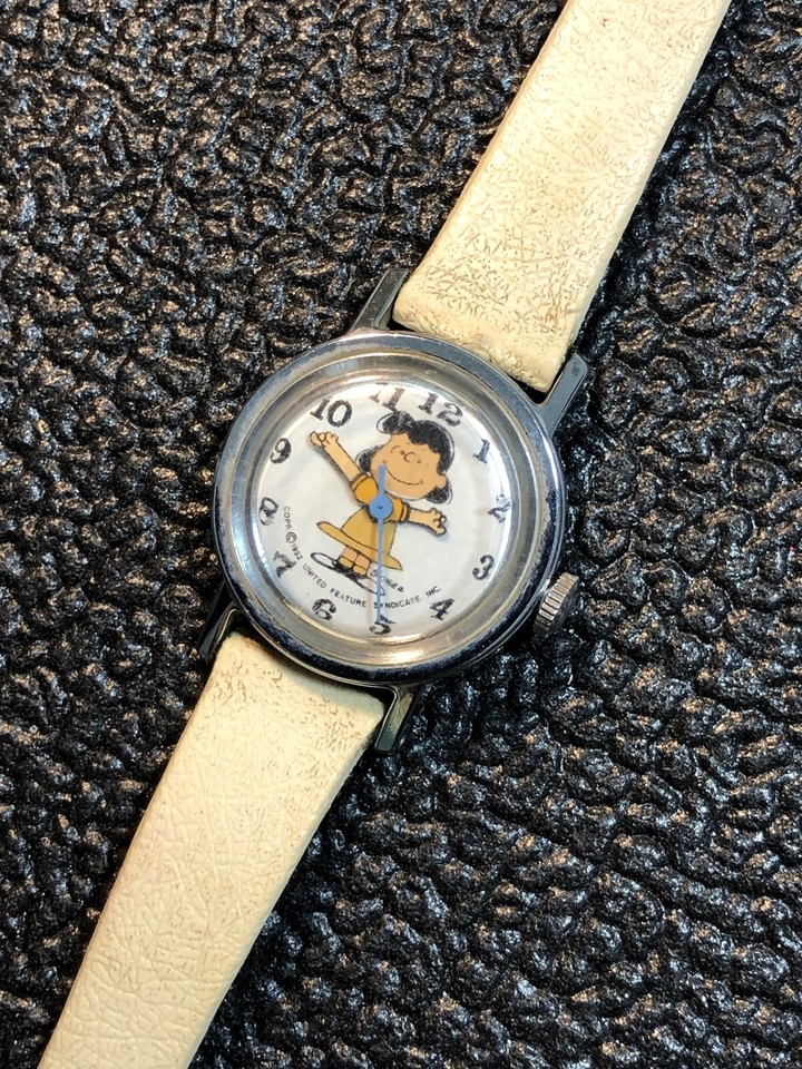 Vintage Peanuts Lucy Mechanical Watch Copr. 1952 For Service,Repair Or ...