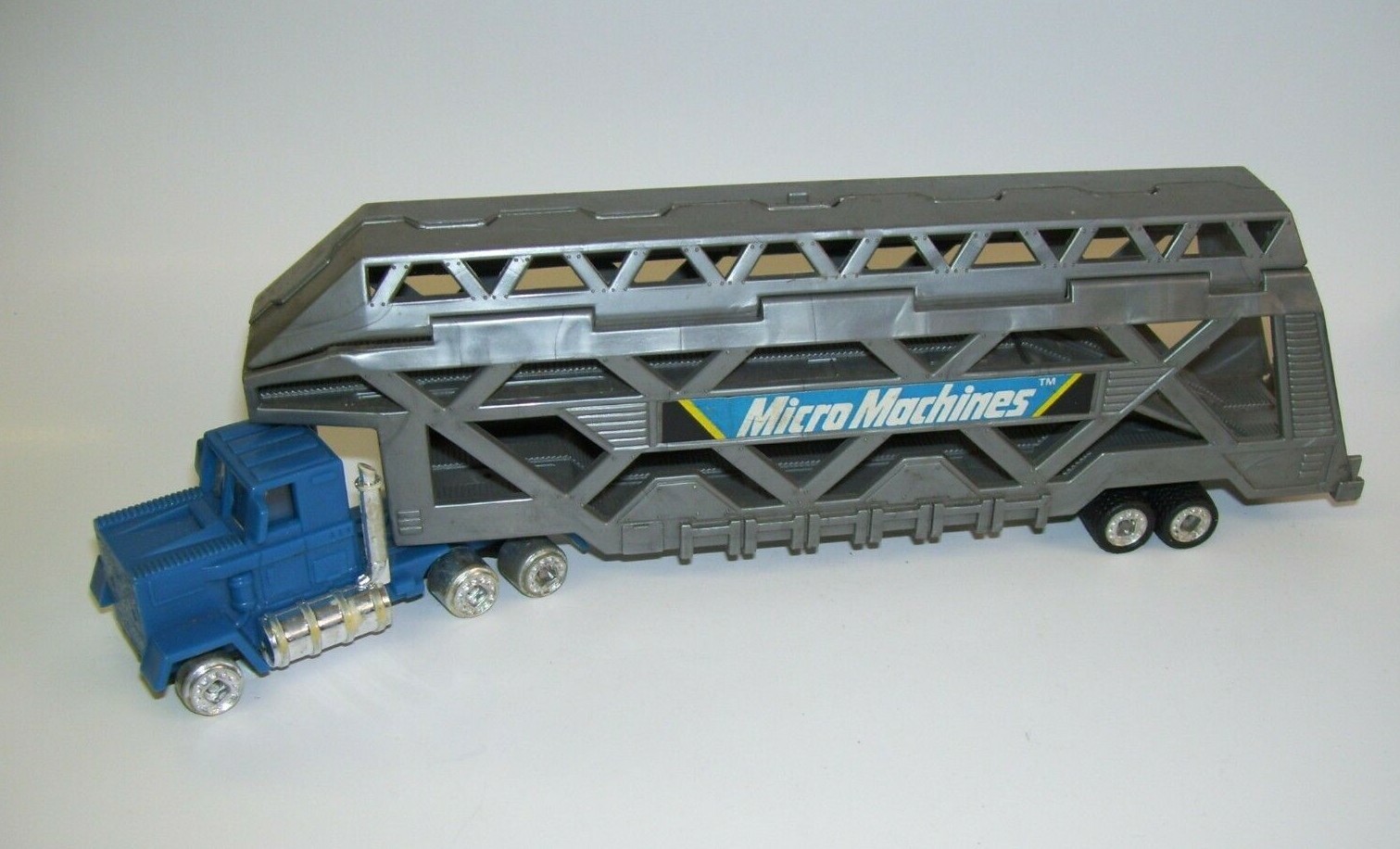 Micro Machines Tractor Trailer Car Transporter 1988 Galoob | eBay