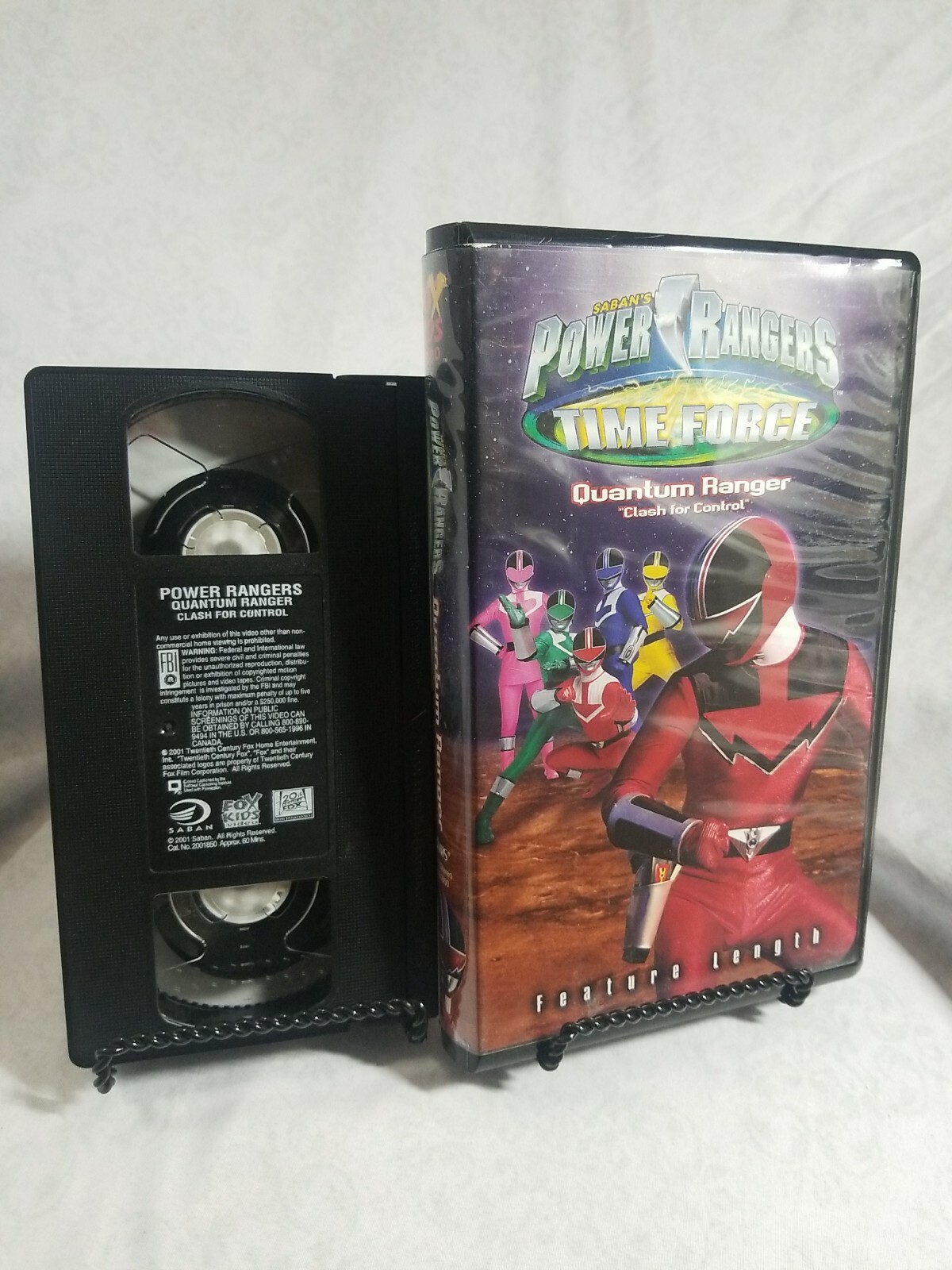 Power Rangers Time Force: Quantum Ranger - Clash for Control VHS MMPRS ...