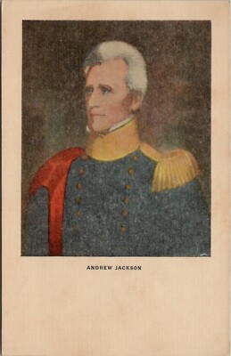Andrew Jackson Military Portrait by Ralph E W Earl Postcard T17 | eBay