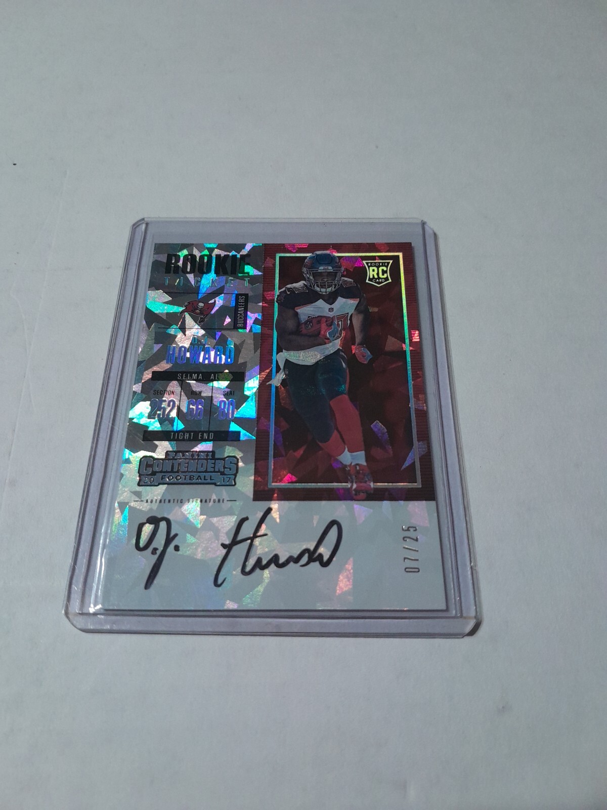 2017 Contenders O. J. Howard Autograph Cracked Ice 7/25 | eBay