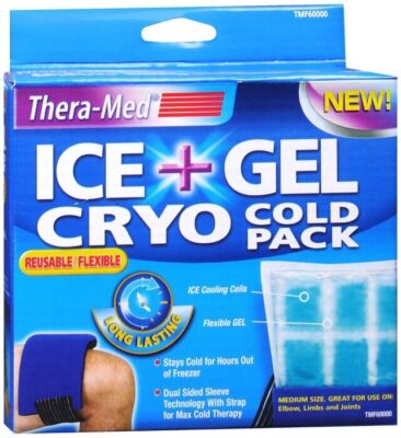 Thera-Med Reusable/ Flexible Ice + Gel Cryo Medium Icy Cold Pack 1ct | eBay