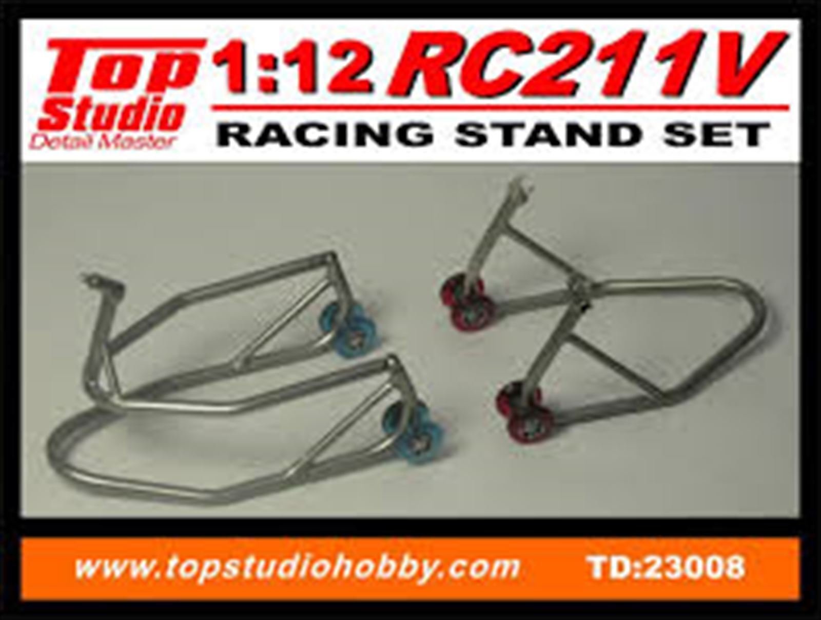 TD23008 Top Studio 1/12 Honda RC211V Motor Bike Stand Front & Rear Set | eBay