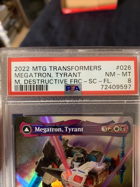 MTG Megatron, Tyrant // Megatron, Destructive Force Transformers 026/ ...