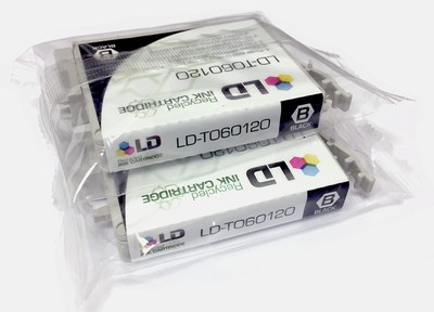 High Quality LD Remanufactured Ink Cartridges – 2 per Package (Black ...