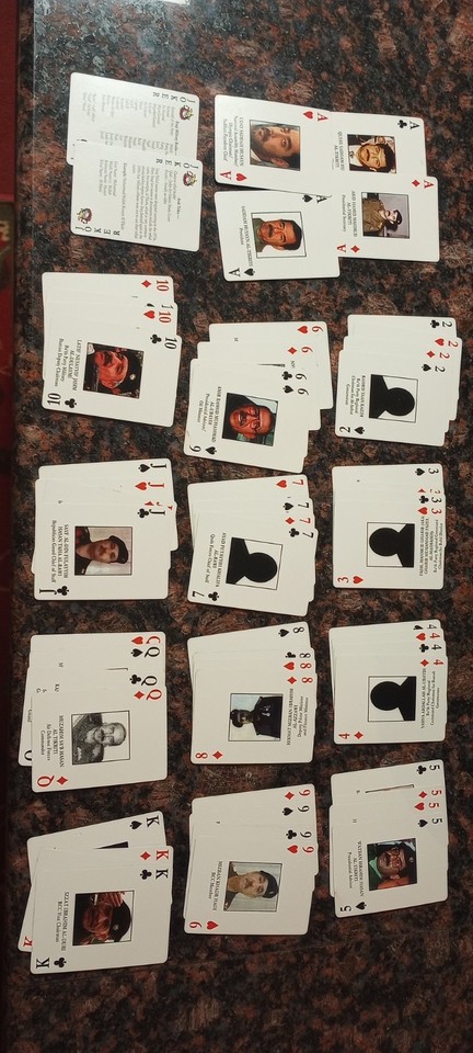 Original Operation Iraqi Freedom Iraq's Most Wanted Playing Cards 2002 ...