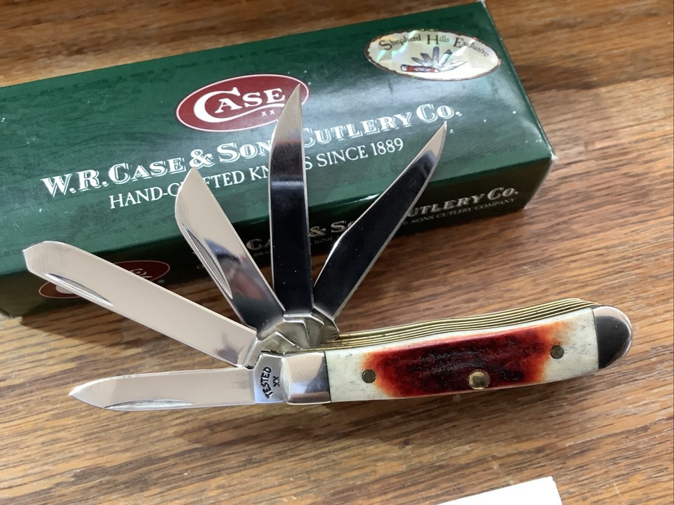 Case XX 2006 Tiny Trapper Beast RED STAG 55154 SS Knife Shepherd Hills Exclusive | eBay