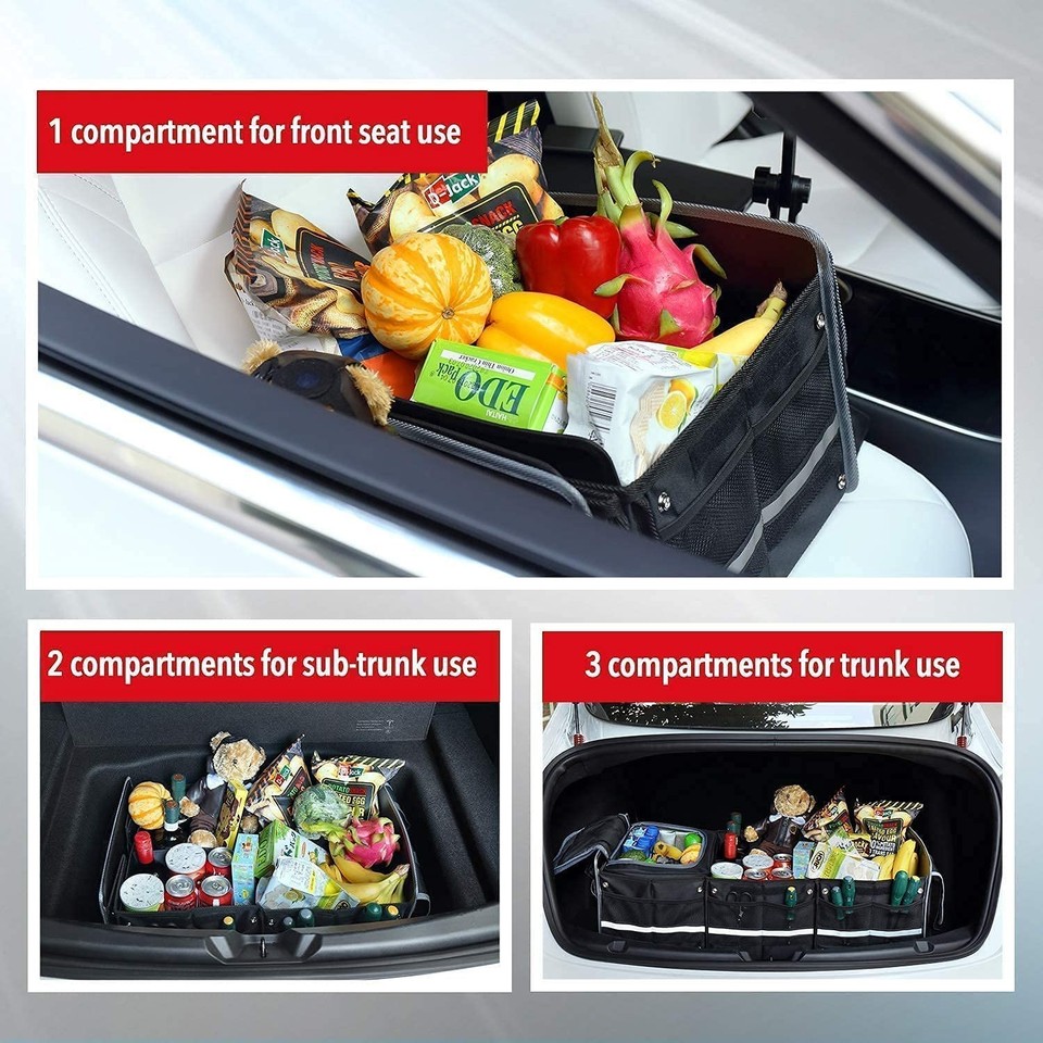 Farasla Waterproof Trunk Organizer with Leakproof Cooler Bag + Car ...
