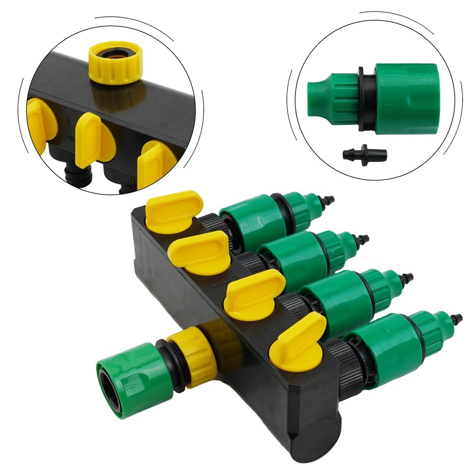 Water Diverter Splitter 4 Way for Effective For Garden Irrigation ...