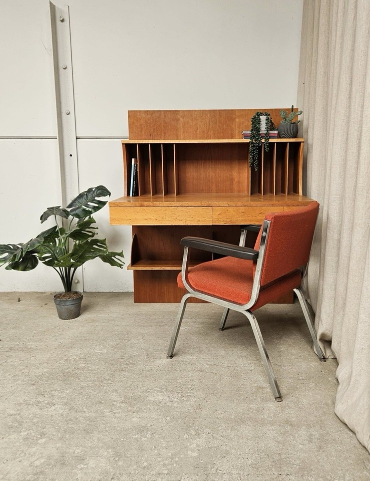 Vtg Late Mid Century Terence Conran Wall Mounted Desk Bureau Danish ...