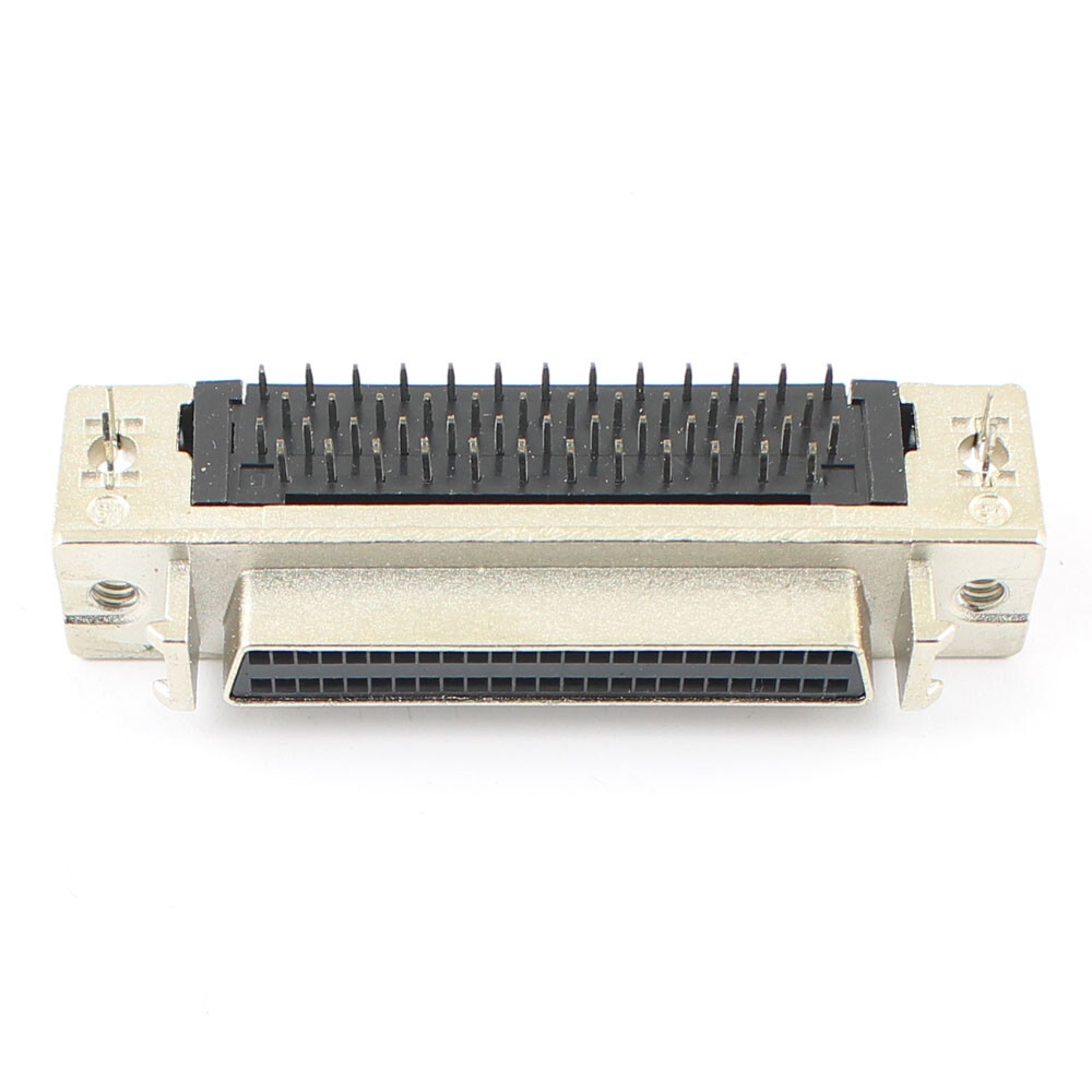 1Pcs SCSI Connector D-SUB MDR Female 50 Pin Right Angle PCB Solder ...