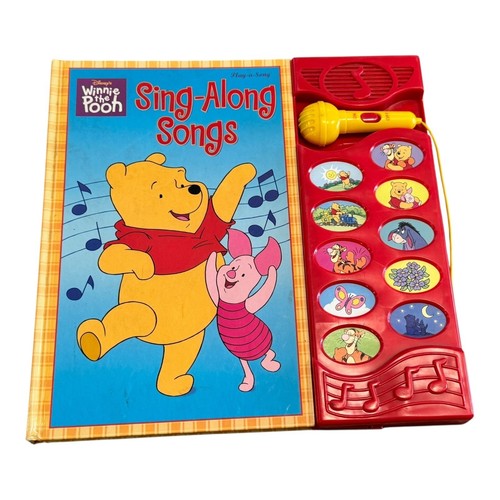 2000 Disney Winnie the Pooh Sing-Along Songs Book with Microphone ...