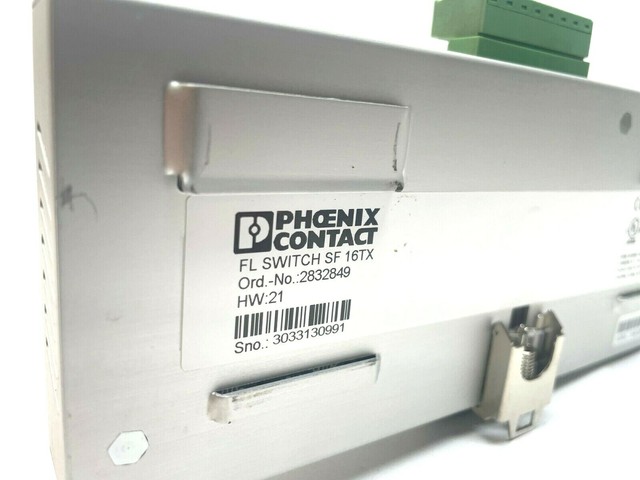 Phoenix Contact 2832849 Network Switch Fast Ethernet (10/100) for sale ...