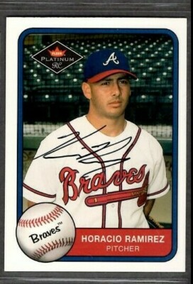 2001 Fleer #520 Horacio Ramirez Atlanta Braves Baseball signed ...