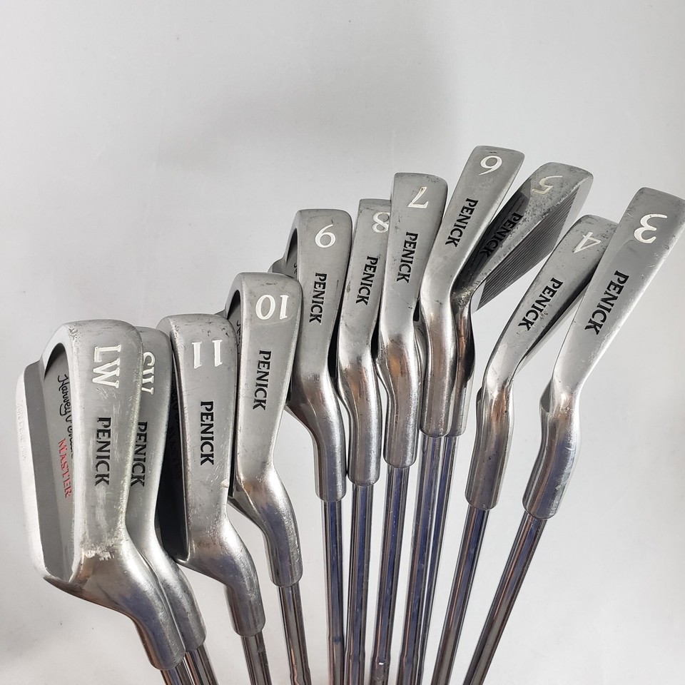 Harvey Penick Master Take Dead Aim Irons Set 3-11 + SW LW Regular Steel ...