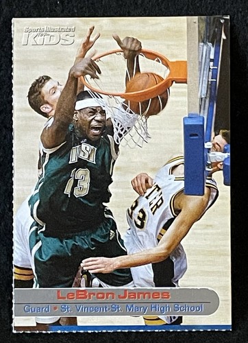 LEBRON JAMES ROOKIE 2003 Sports Illustrated SI For Kids NBA Lakers St ...