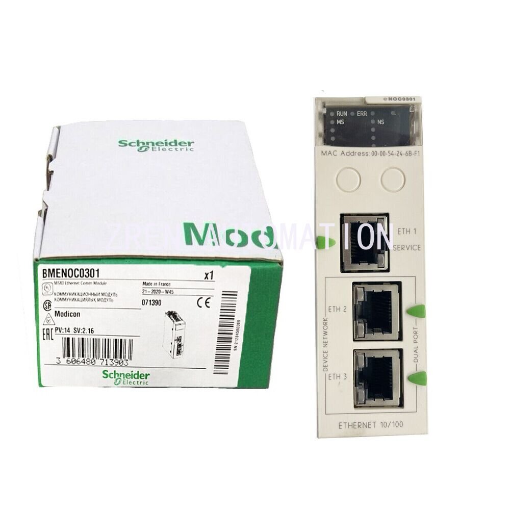New SCHNEIDER BMENOC0301 Ethernet communication module with box HX #Y ...