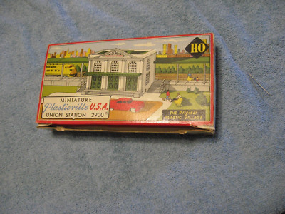 Vintage Plasticville HO Scale Union Station 2900 Union Station NIB | eBay