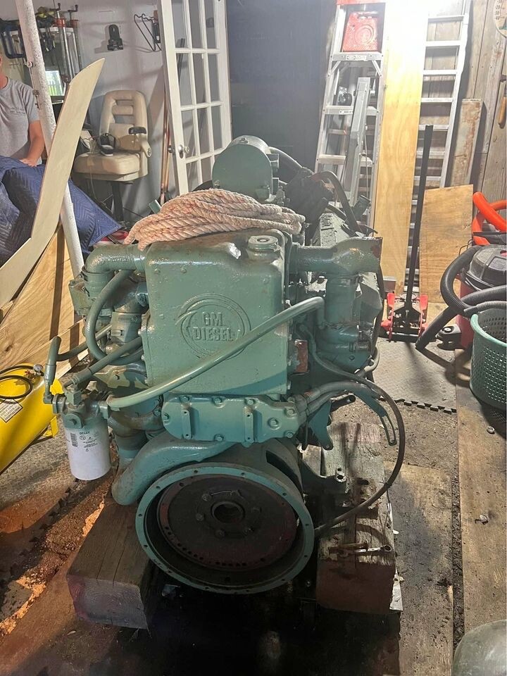 Detroit Diesel 8v71 MARINE DIESEL ENGINE WITH Transmission | eBay